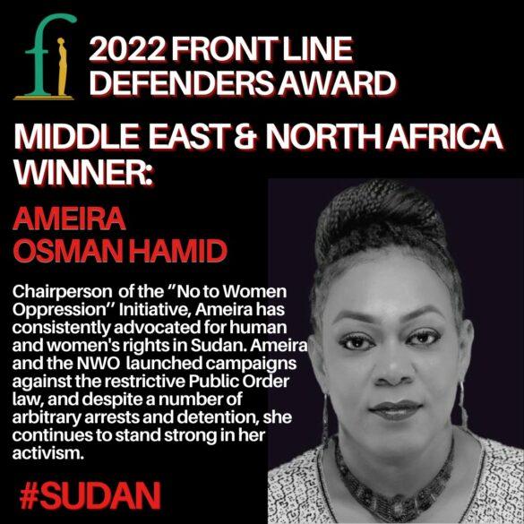 Sudan: ad Ameira Osman Hamid un premio per i diritti umani – Rivista Africa
